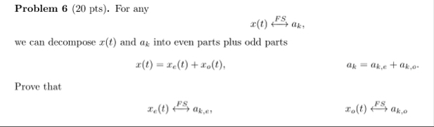 Solved Problem 6 ( 20 ﻿pts ). ﻿For | Chegg.com