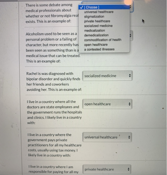 Solved There is some debate among Choose medical | Chegg.com