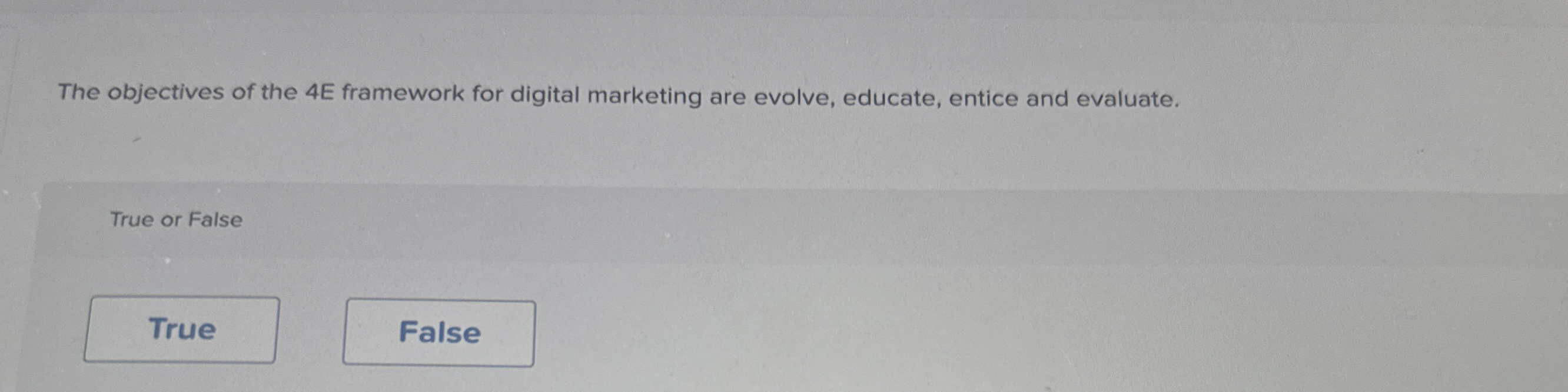 Solved The objectives of the 4 ﻿E framework for digital | Chegg.com