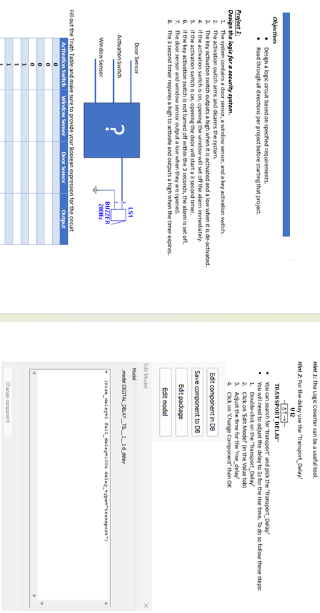 Solved Hint 1: The Logic Coverter can be a useful tool.Hint | Chegg.com