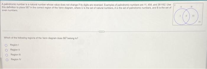 Solved A Palindromic Number Is A Natural Number Whose Value