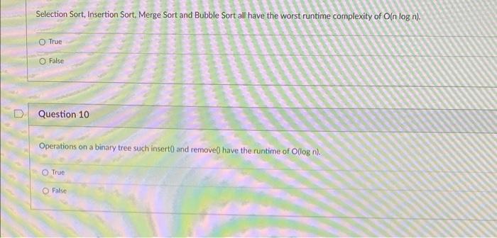 Selection Sort, Insertion Sort, Merge Sort and Bubble | Chegg.com