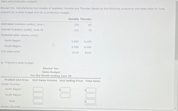 Solved Browser Inc. manufactures to models of speakers | Chegg.com