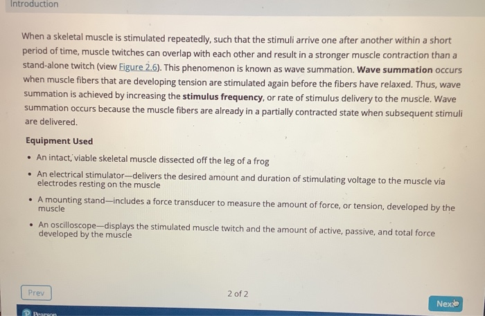 Solved Activity 3. The Effect of Stimulus Frequency on | Chegg.com