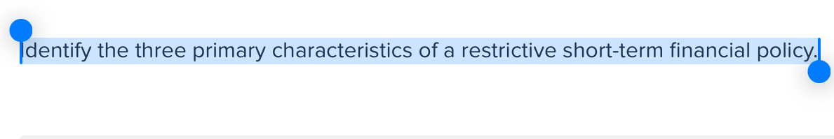 Solved dentify the three primary characteristics of a | Chegg.com