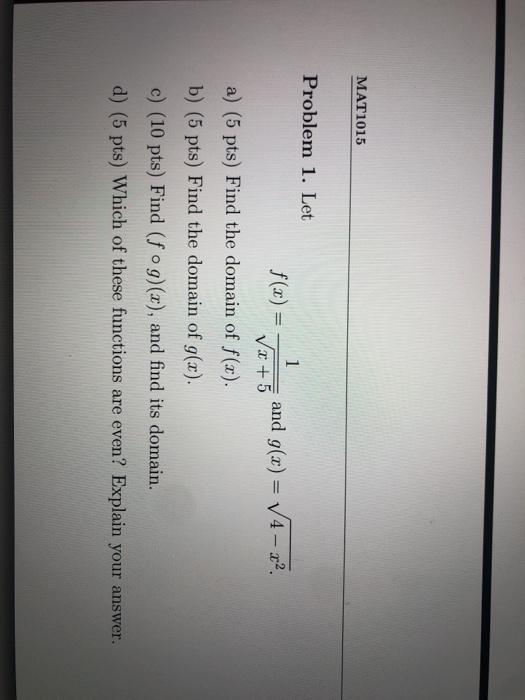 Solved + Automatic zoom Problem 4. Let f(x) = V1 + 3x a) (11 | Chegg.com