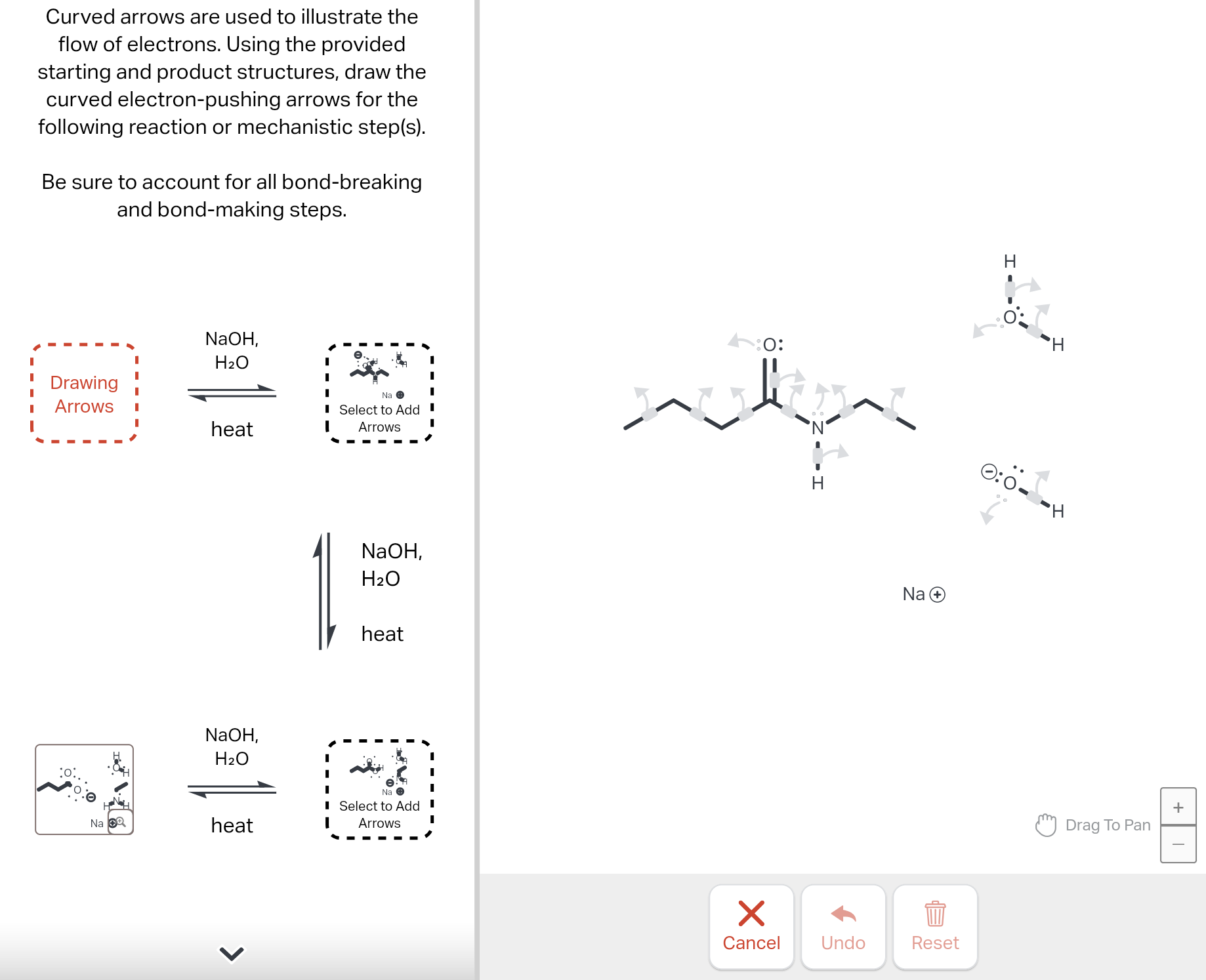 Solved Curved arrows are used to illustrate the flow of | Chegg.com