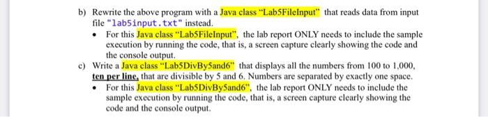 Solved B Rewrite The Above Program With A Java Class