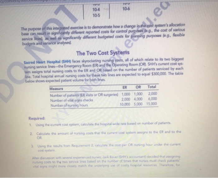 Solved 10-6 10-4 10-5 The purpose of this integrated | Chegg.com