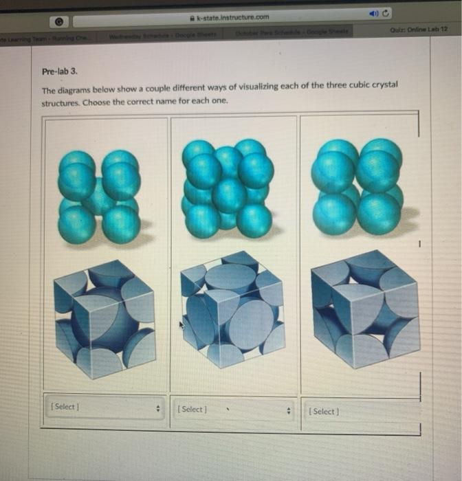 Solved k-state.Instructure.com Our Online Lah 12 Pre-lab 3. | Chegg.com