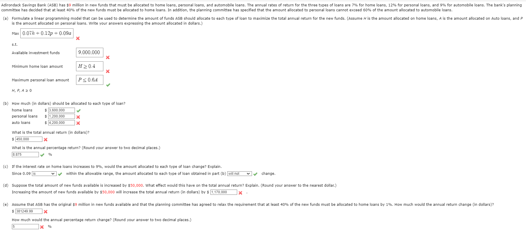Solved can someone help me with these incorrect answers? | Chegg.com