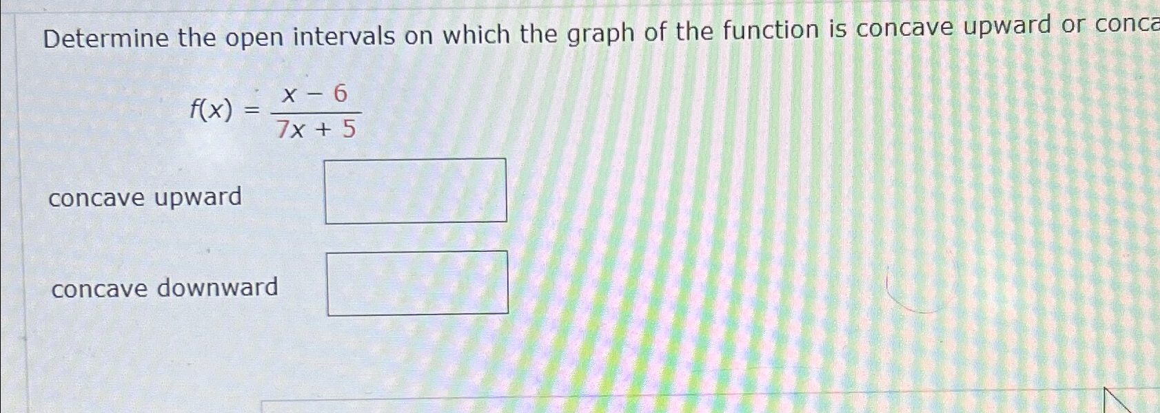 Solved Determine the open intervals on which the graph of | Chegg.com