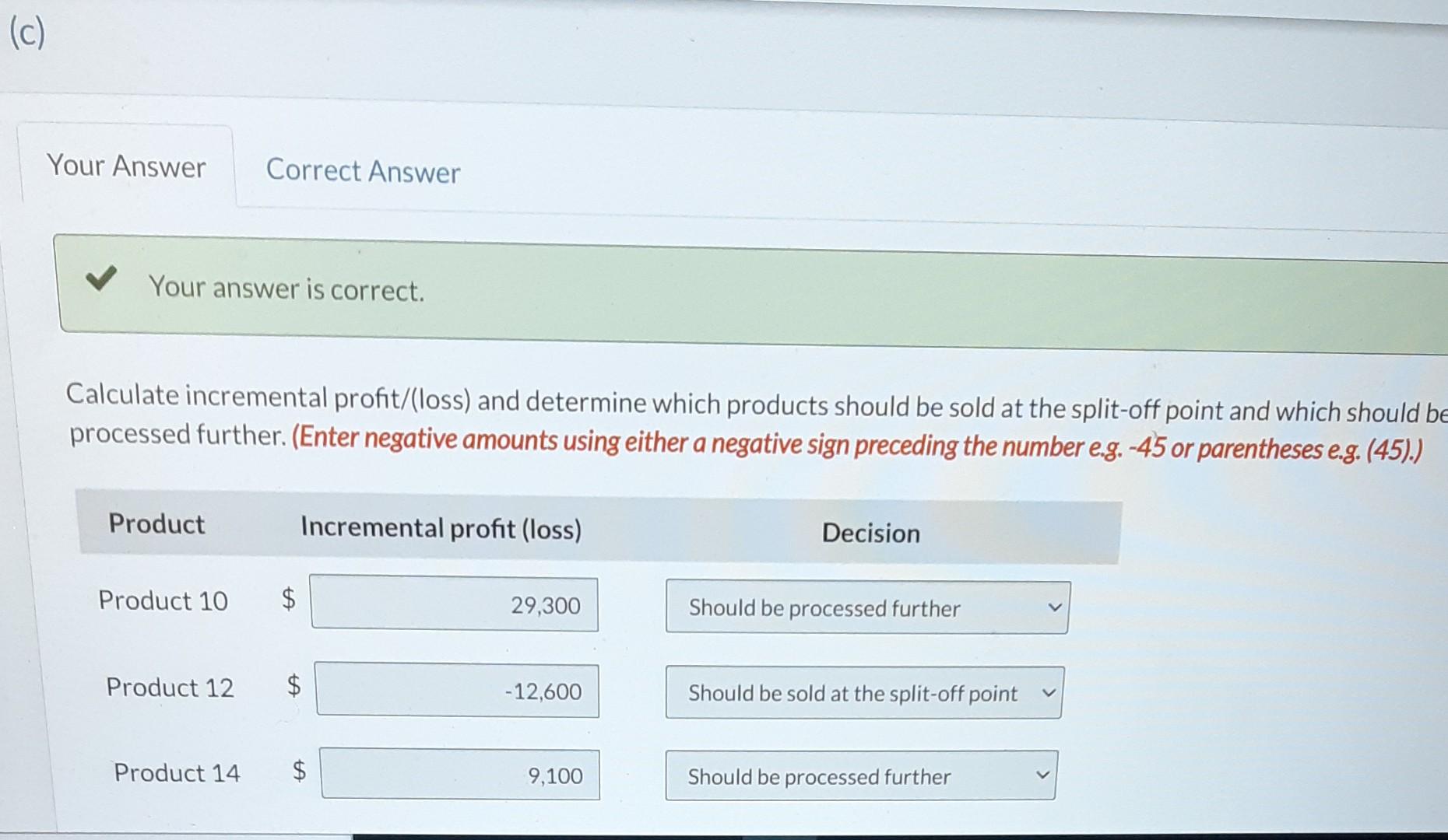 Solved Crane Inc. produces three separate products from a | Chegg.com