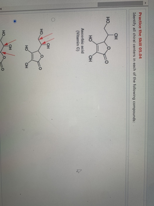 Solved Practice the Skill 05.04 Identify all chiral centers | Chegg.com