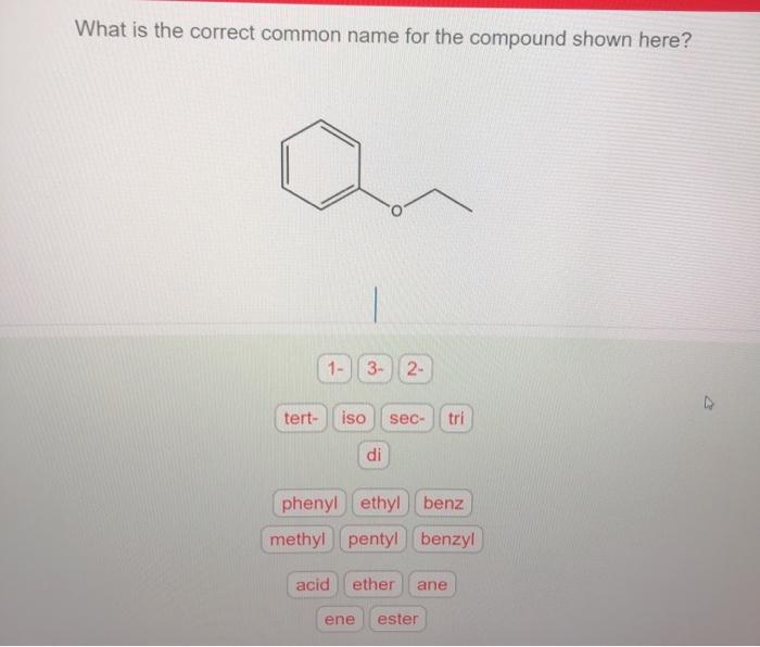 Solved What is the IUPAC name of the compound shown here? OH | Chegg.com