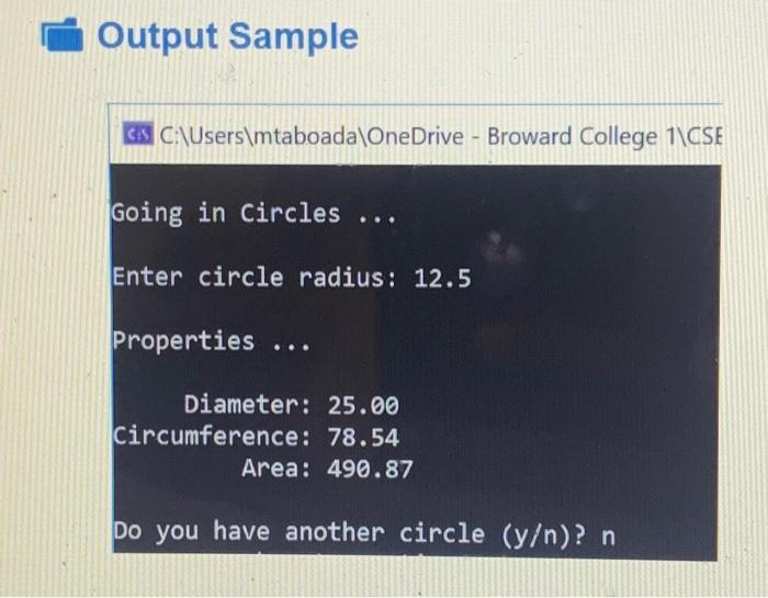 Solved - Data Members - PI : const double - radius: double - | Chegg.com
