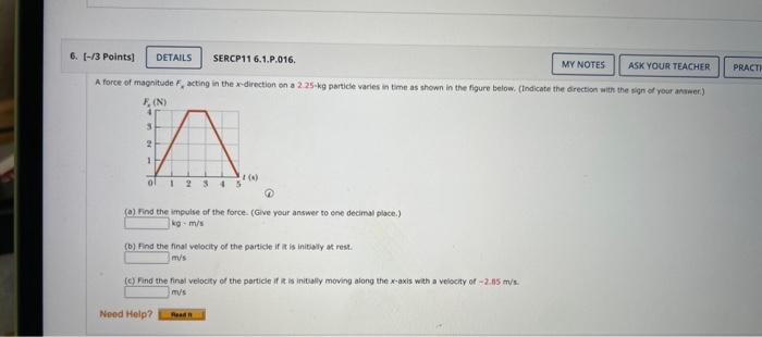 Solved A force of maghitude Fx acting in the x-direction on | Chegg.com Solved A force of maghitude Fx acting in the x-direction on | Chegg.com