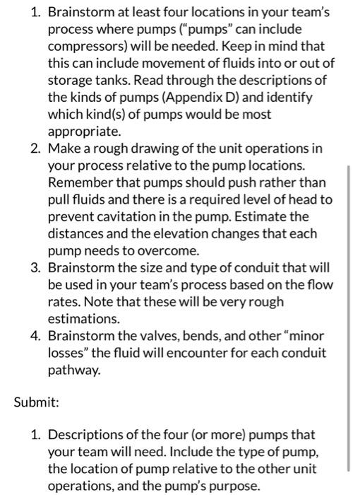 Solved 1. Brainstorm at least four locations in your team's | Chegg.com
