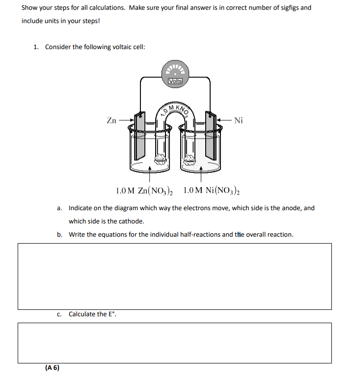 Solved Show your steps for all calculations. Make sure your | Chegg.com