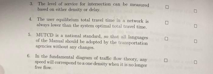 Solved 3. The level of service for intersection can be | Chegg.com