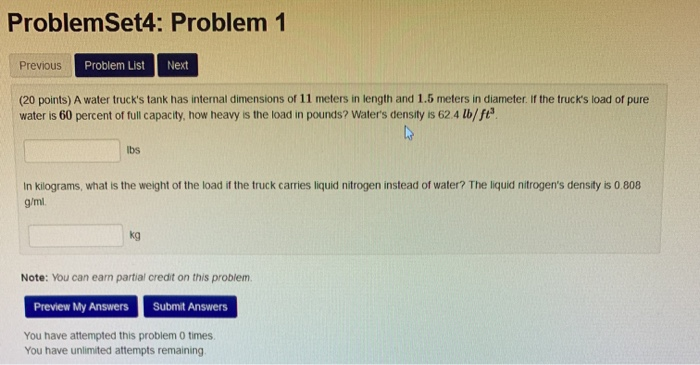 Solved Problem Set4: Problem 1 Previous Problem List Next | Chegg.com