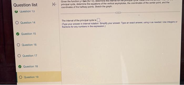Question list Question 13 Question 14 Question 15 | Chegg.com