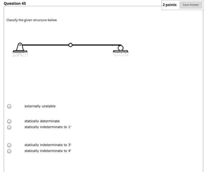 Solved Classify the given structure below externally | Chegg.com