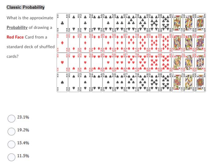 Solved 24544988 4974 4784 288 Classic Probability What is | Chegg.com
