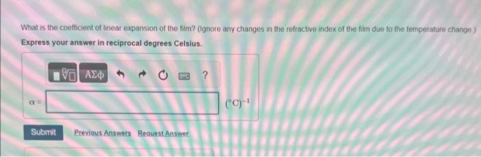 Solved A thin uniform film of refractive index 1.750 is | Chegg.com