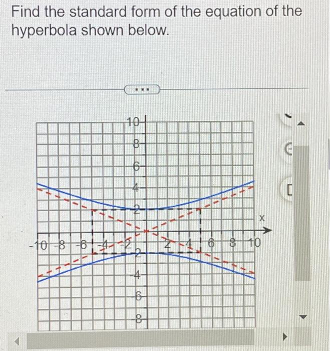 Solved Find the standard form of the equation of the | Chegg.com
