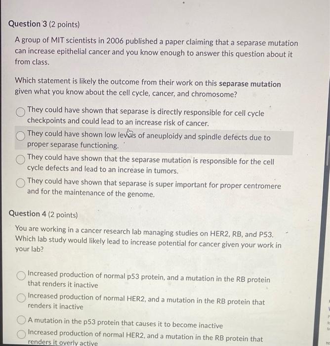 Solved Question 3 ( 2 points) A group of MIT scientists in | Chegg.com