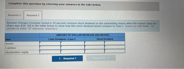 Solved Please complete the table for both parts of the | Chegg.com