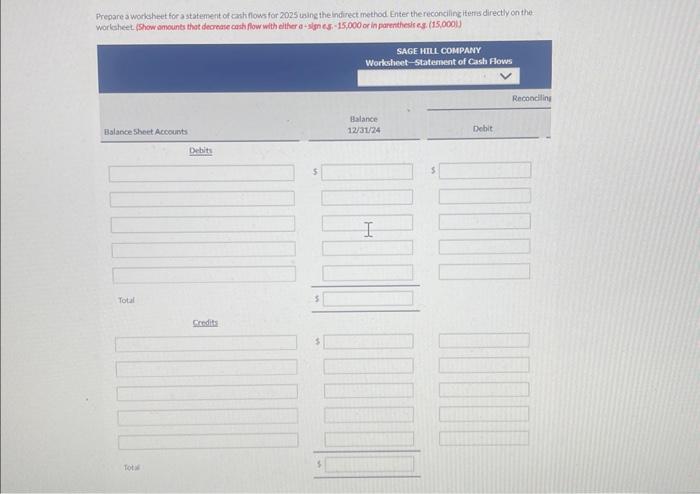 Solved Additional information 1. Netincome for 2025 was | Chegg.com