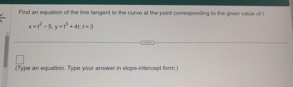 Solved Find an equation of the line tangent to the curve at | Chegg.com