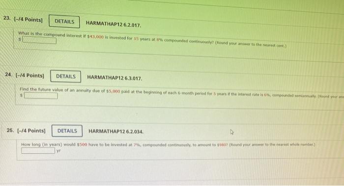 Solved 23. [-14 Points) DETAILS HARMATHAP 126.2.017. What is | Chegg.com