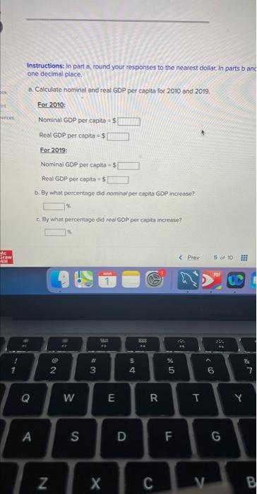 Solved Using the data in the table below related to nominal | Chegg.com