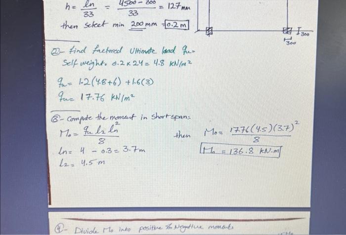 resolve the given example in the long span direction | Chegg.com
