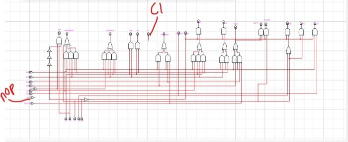 Solved where should my nop instruction below be connected | Chegg.com
