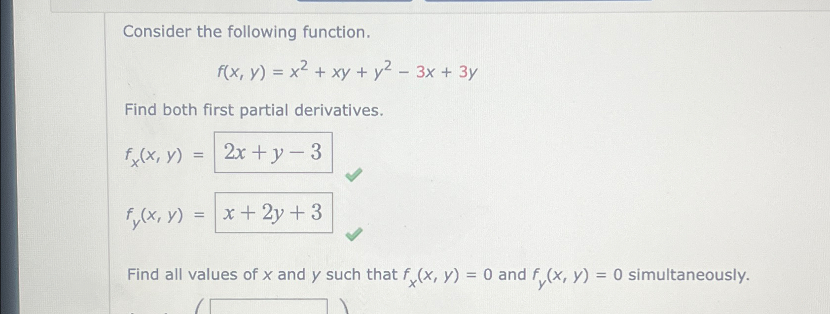 Solved Consider The Following