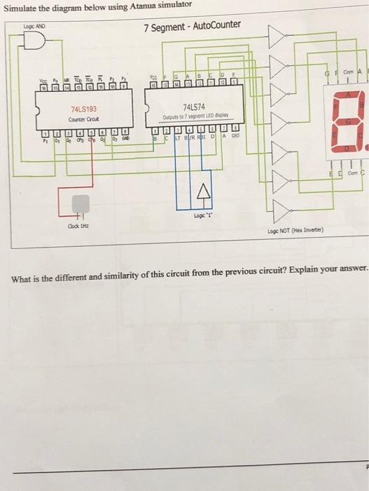 Solved Simulate the diagram below using Atanua simulator 7 | Chegg.com