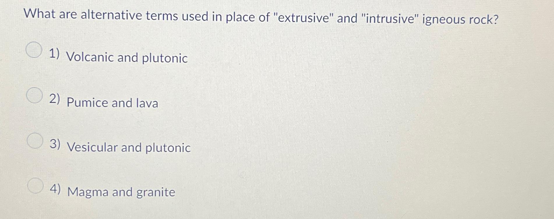 Solved What are alternative terms used in place of | Chegg.com