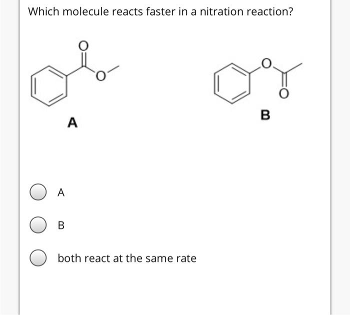 Solved Which molecule gives meta substitution as the major | Chegg.com
