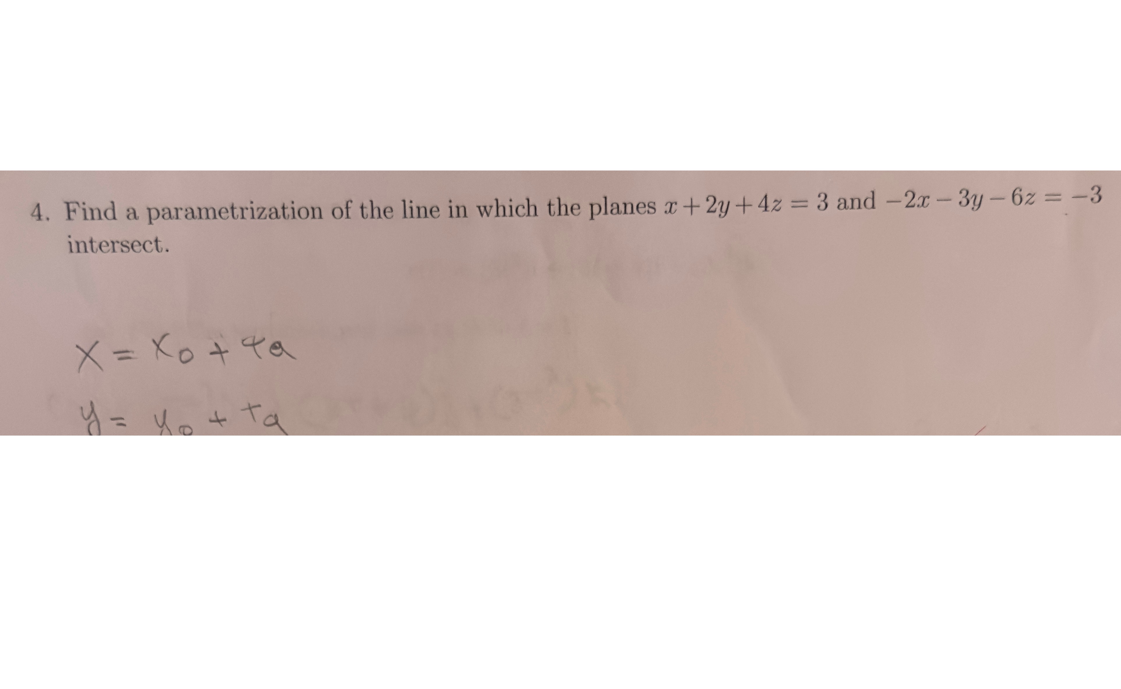 Solved Explain in detilas please Find a parametrization of | Chegg.com