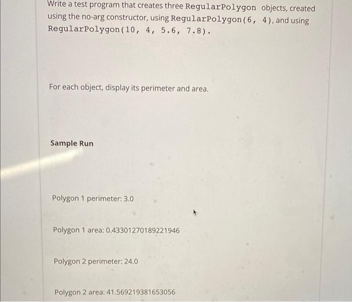 Solved (Geometry: n-sided regular polygon) In an n-sided | Chegg.com