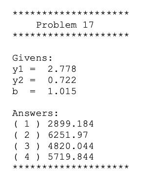 Solved Problem (17): water flows through a sluice gate in an | Chegg.com