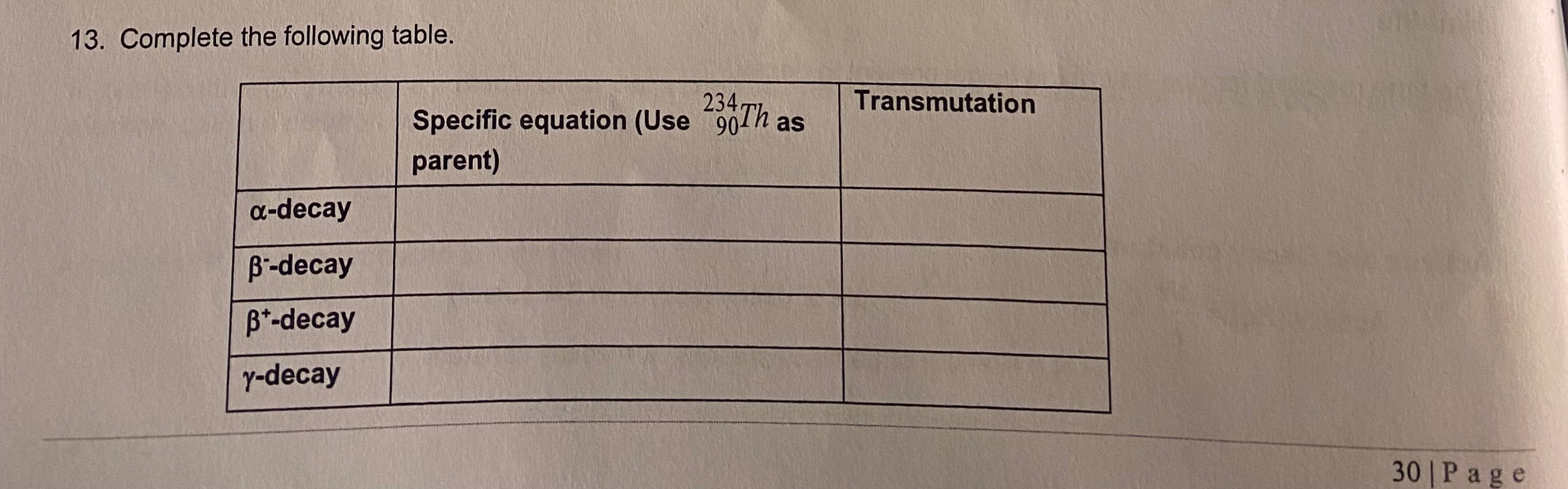 Solved Complete the following | Chegg.com