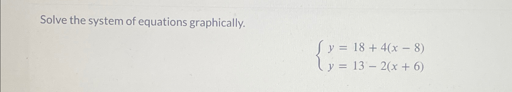 Solved Solve the system of equations | Chegg.com