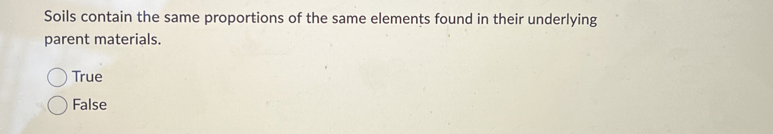 Solved Soils contain the same proportions of the same | Chegg.com