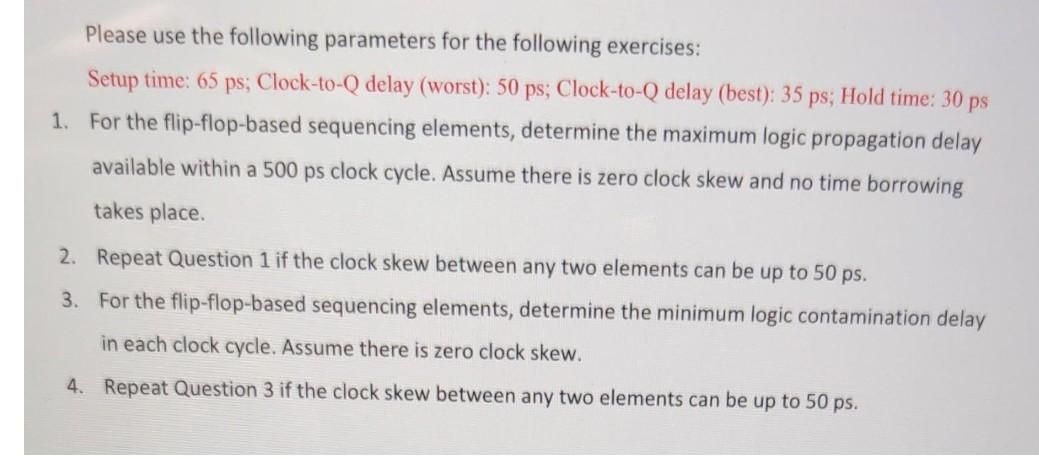 Solved Please use the following parameters for the following | Chegg.com