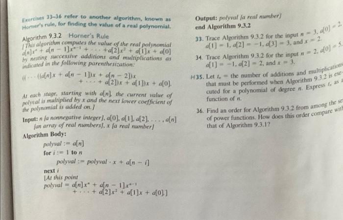 Solved 3.00] -2 2. (0) - 5 Output: polyval ſa real number | Chegg.com